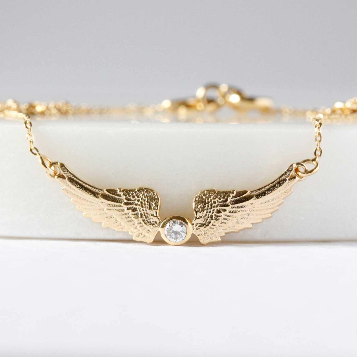 Guardian Angel Diamond Necklace – Lee Renée – Lee Renée Ltd