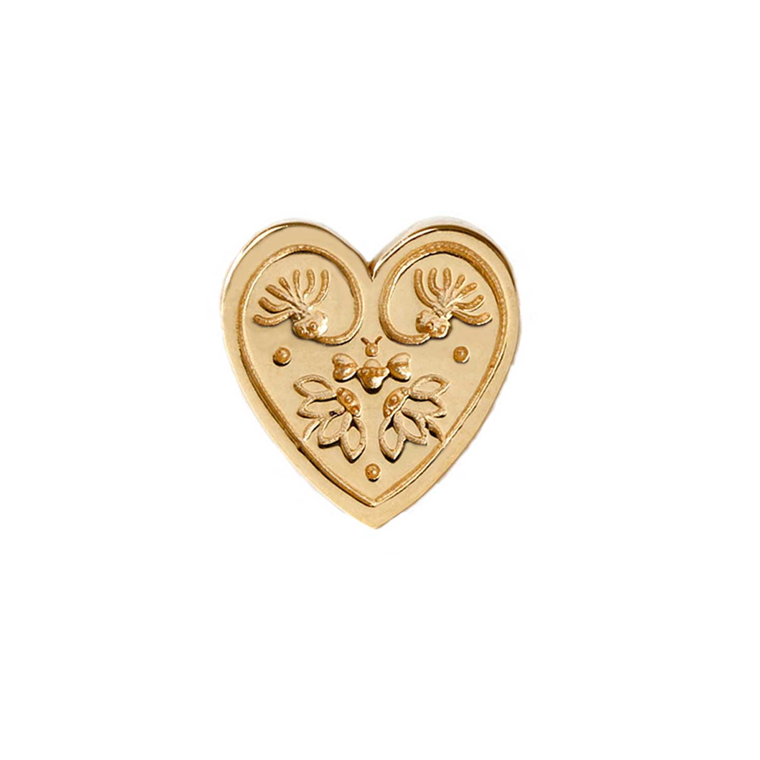 Wildflower Heart Lapel Pin/Brooch - Silver/Gold – Lee Renée Ltd