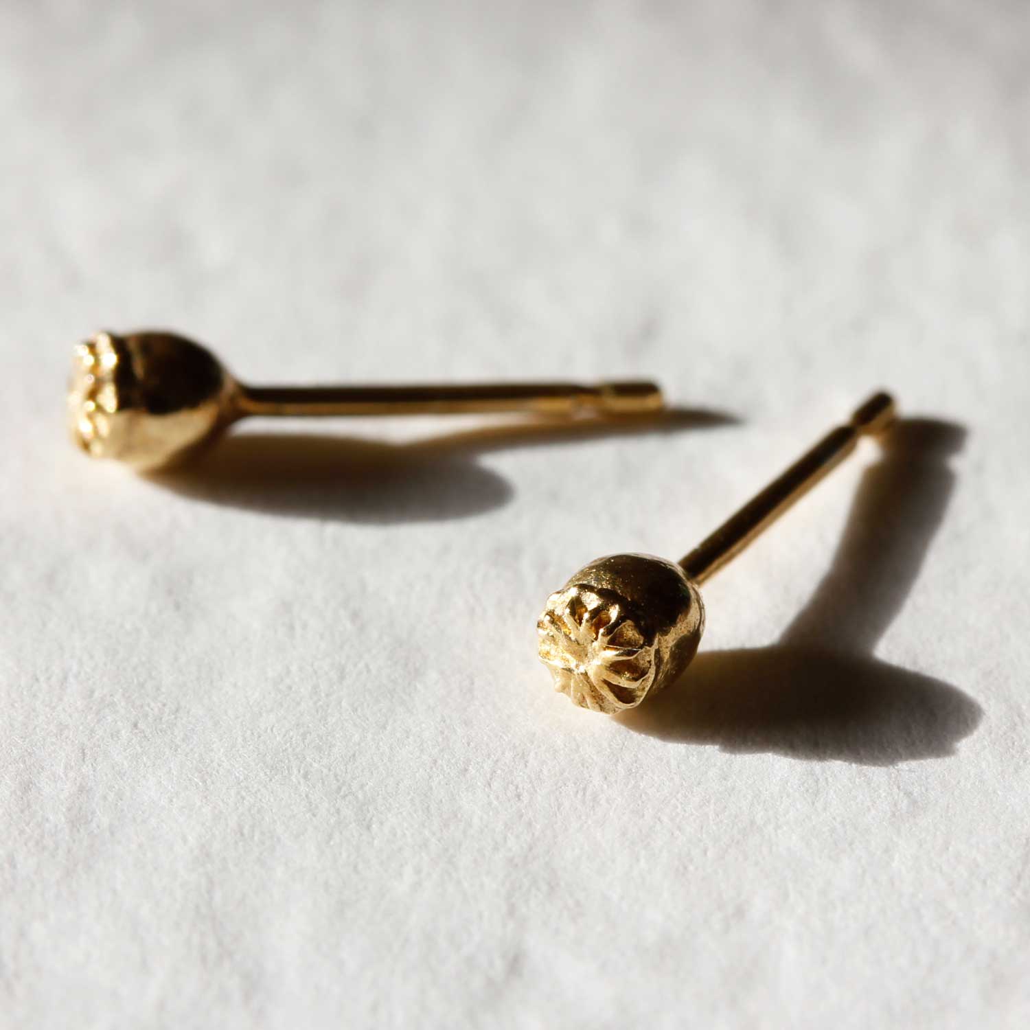 Poppy Seedpod Earrings - Silver/Gold/Rose Gold – Lee Renée Ltd