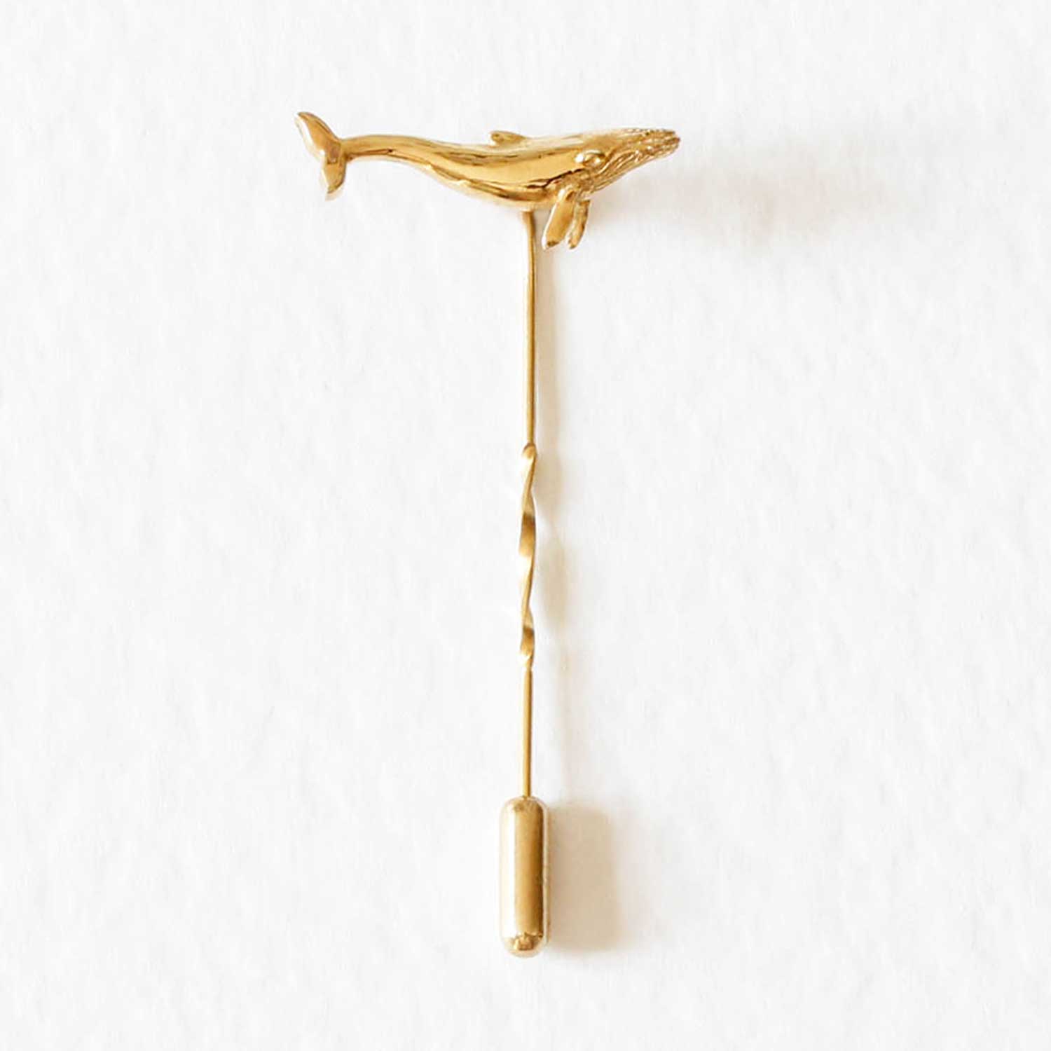 Silver & Gold Blue Whale Twist Tie Pin – Lee Renée – Lee Renée Ltd