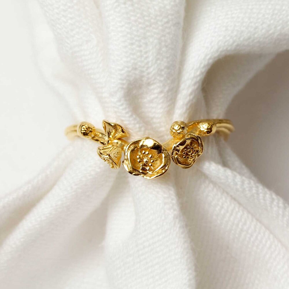 Poppy Ring – Silver/Gold/Rose Gold/Rose Gold/White Gold – Lee Renée Ltd